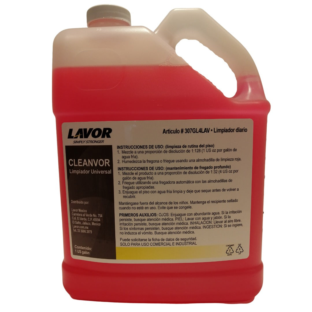 Limpiador de pisos concentrado 1 Galón MOD. CLEANVOR, LAVOR – HNL ...